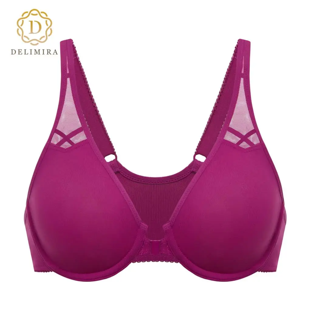 DELIMIRA-Women-s-Racerback-Front-Closure-Bra-Plus-Size-Seamless-Comfort-Underwire-Full-Coverage ...
