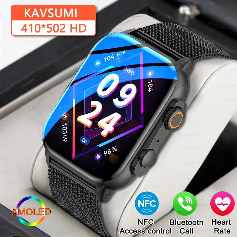 Smartwatch-Men-Women-2-0-AMOLED-Screen-Multi-Sports-Modes-7-Day-Battery ...