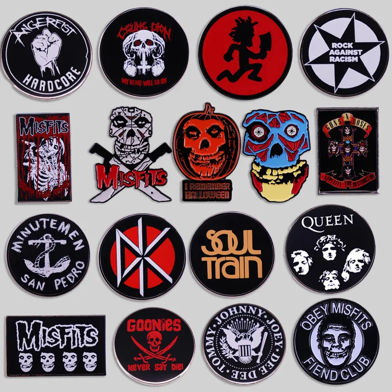 Insignia-Punk-de-banda-de-Rock-a-la-moda-Pin-esmaltado-de-m-sica-cl ...