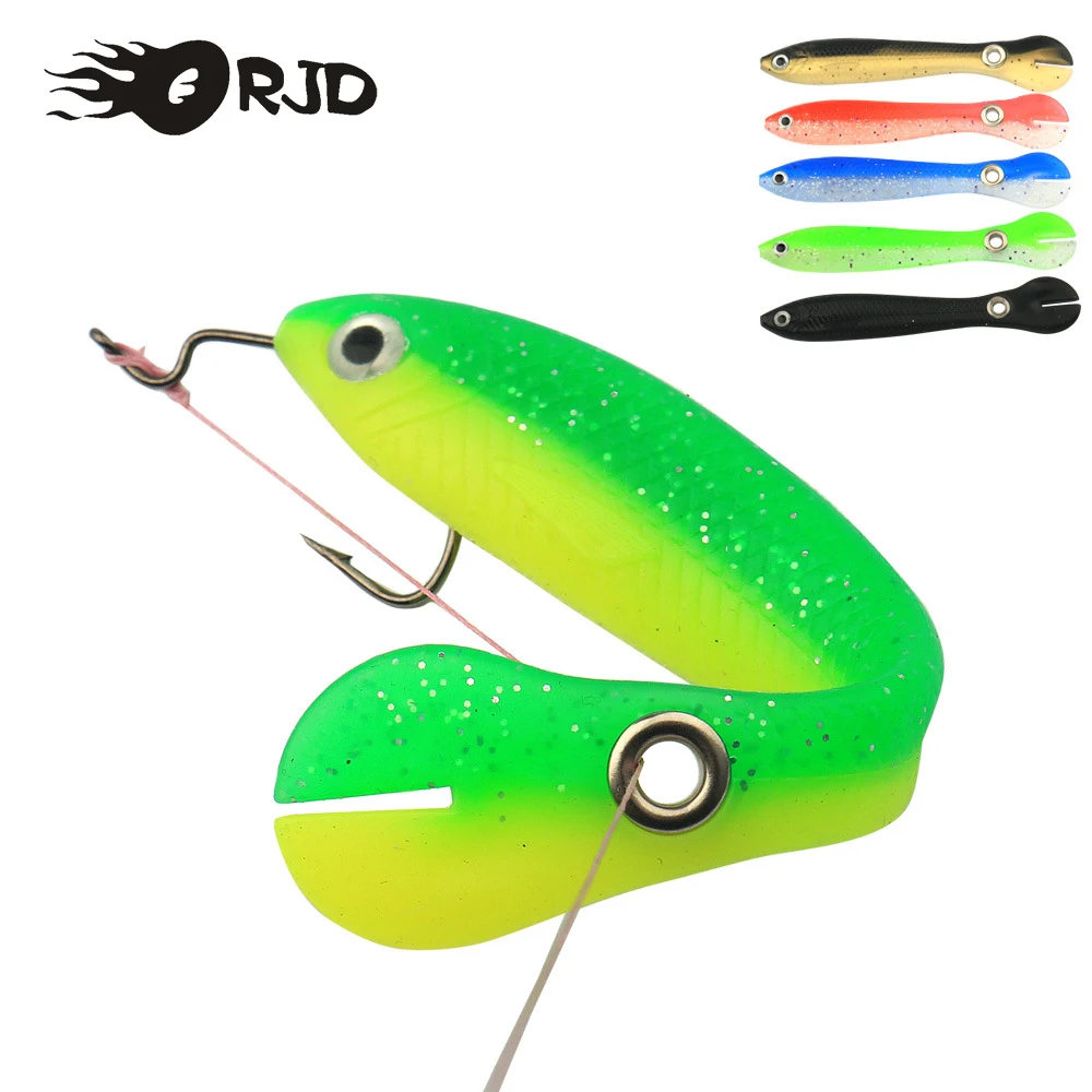 ORJD-1pcs-Soft-Bait-10cm-6g-Wobble-Tail-Lure-Silicone-Small-Loach-Bait ...