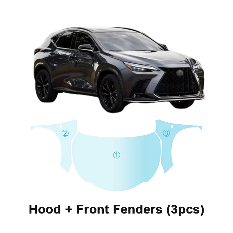 TPU-Clear-Bra-Kit-Decal-Pre-Cut-PPF-Scratch-Car-Paint-Protection-Film ...