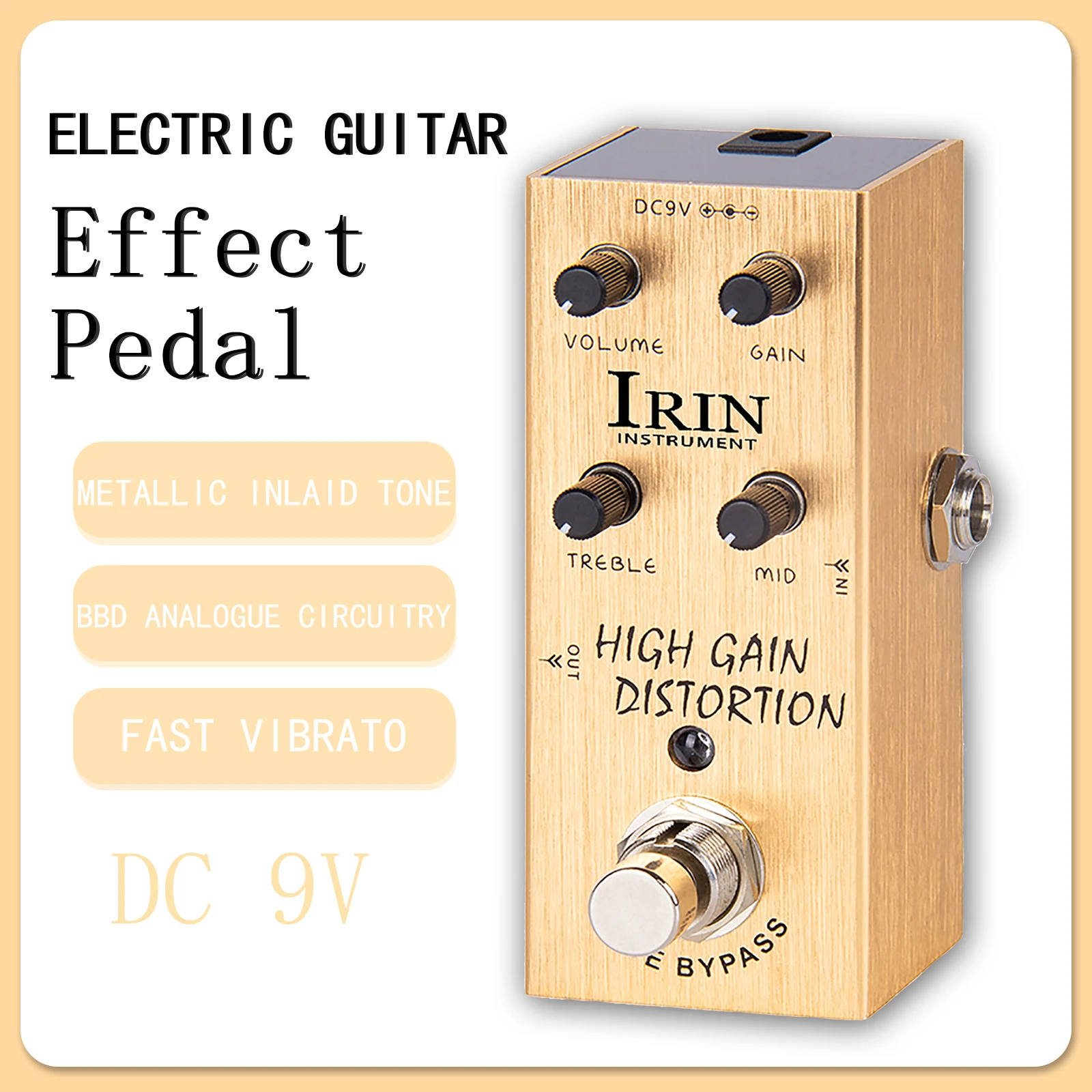 IRIN-AN-14-alto-ganho-distor-o-efeito-Pedal-guitarra-el-trica-acess ...