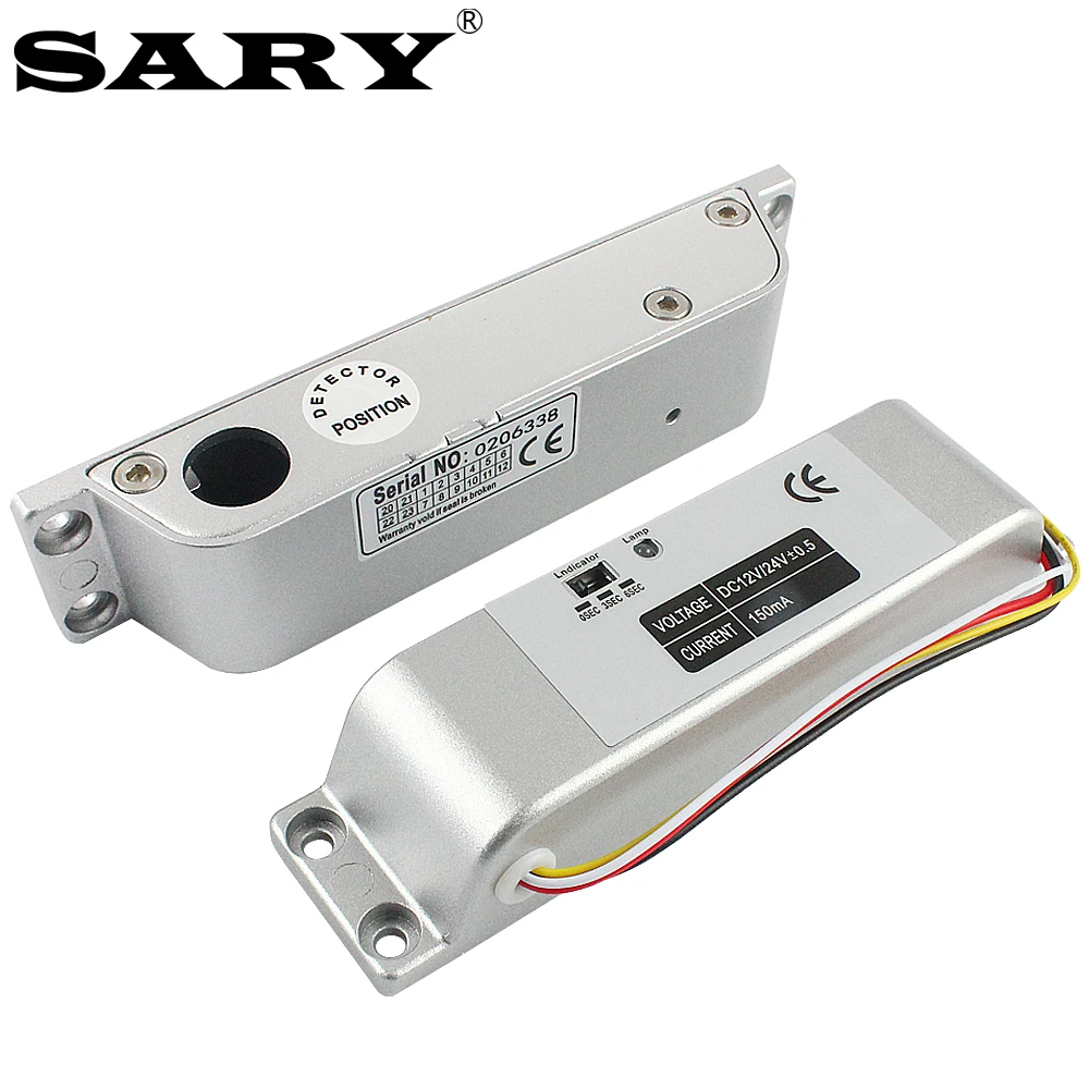 Electric Mortise Lock DC12v Fail Safe Electric Drop Bolt Lock Access ...