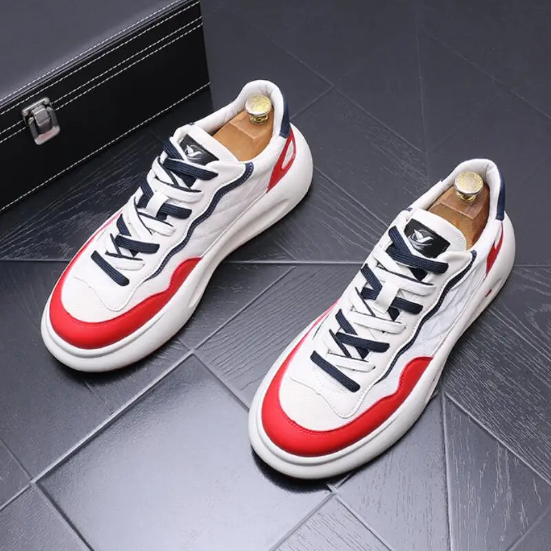 Men-Hip-Hop-Luxury-Trainers-shoes-Runway-Designer-Sneakers-Patent ...