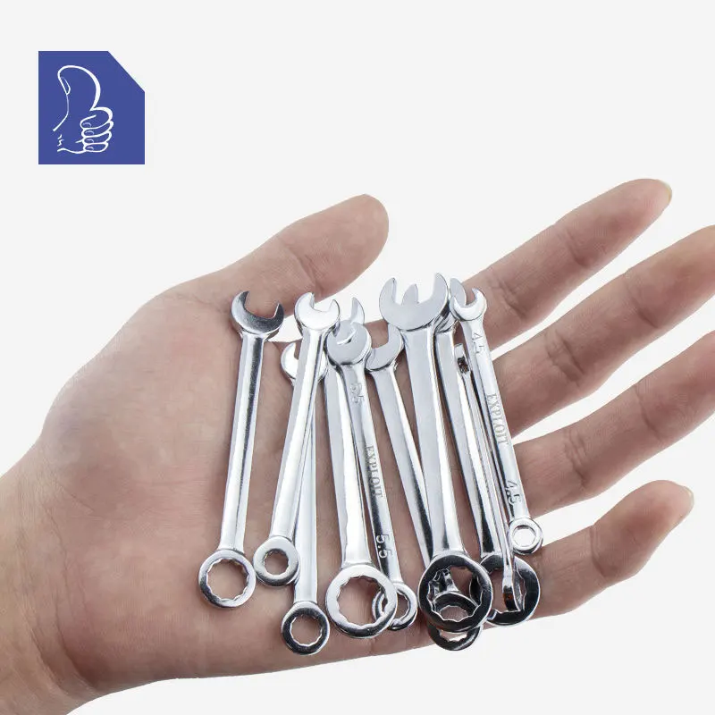 Small-Mini-Hand-Tools-for-Mechanic-Open-Plum-Blossom-Combination-Wrench ...