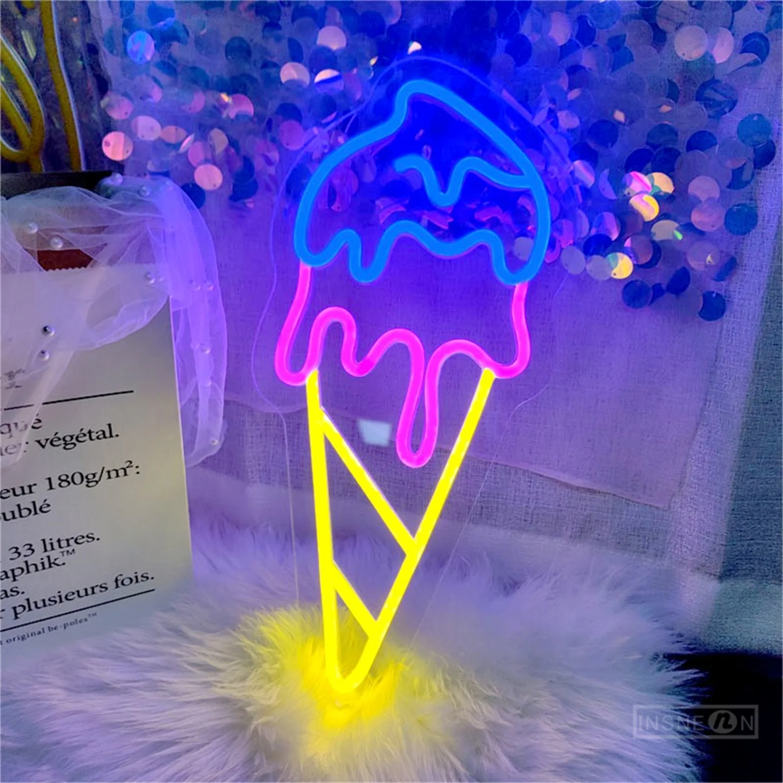 Ice-Cream-LED-Neon-Sign-Lamp-Snack-Cafe-Shop-Restaurant-Wall-Decor ...