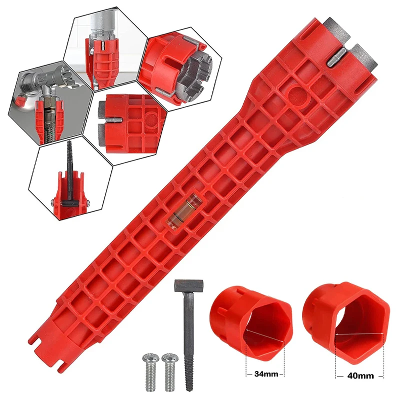 8-in-1-Flume-Wrench-Sink-Key-Anti-slip-Key-Pipe-Wrench-Kitchen-Plumbing ...