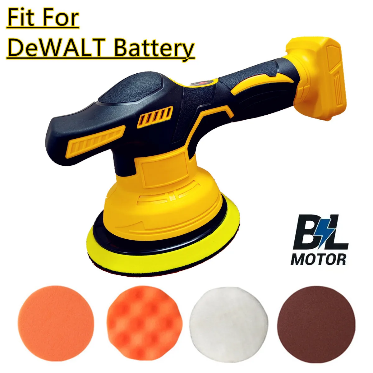 Fit-For-DeWALT-20V-Battery-Electric-Car-Polisher-8-Gears-Cordless-Auto ...