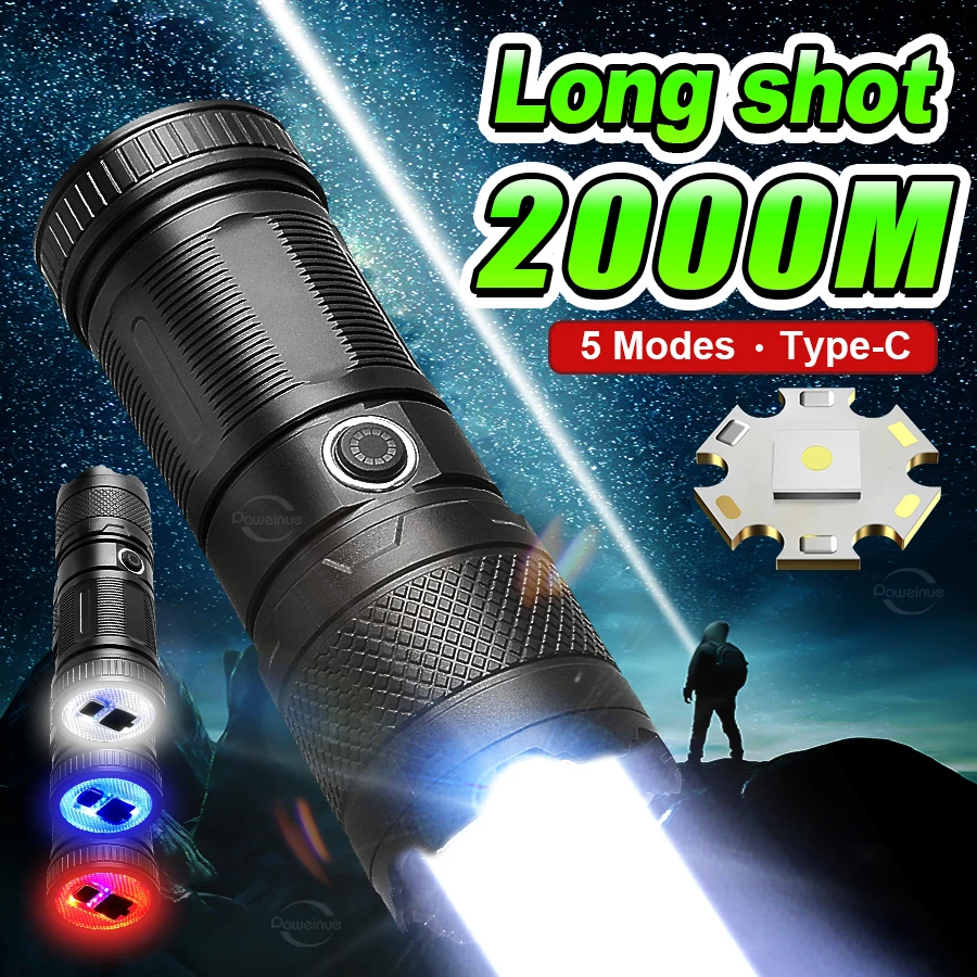 300W-Ultra-Powerful-Laser-Flashlight-High-Power-Led-Tactical ...