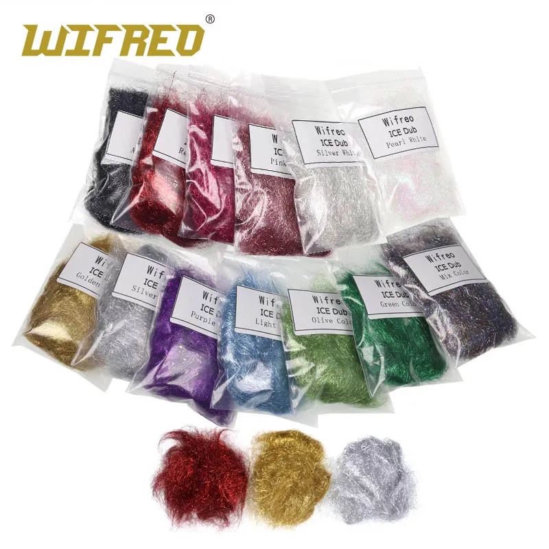 Wifreo-Ultra-Fine-Ice-Dubbing-Fiber-Fly-Tying-Nymph-Scuds-Ice-Dub-Wing ...