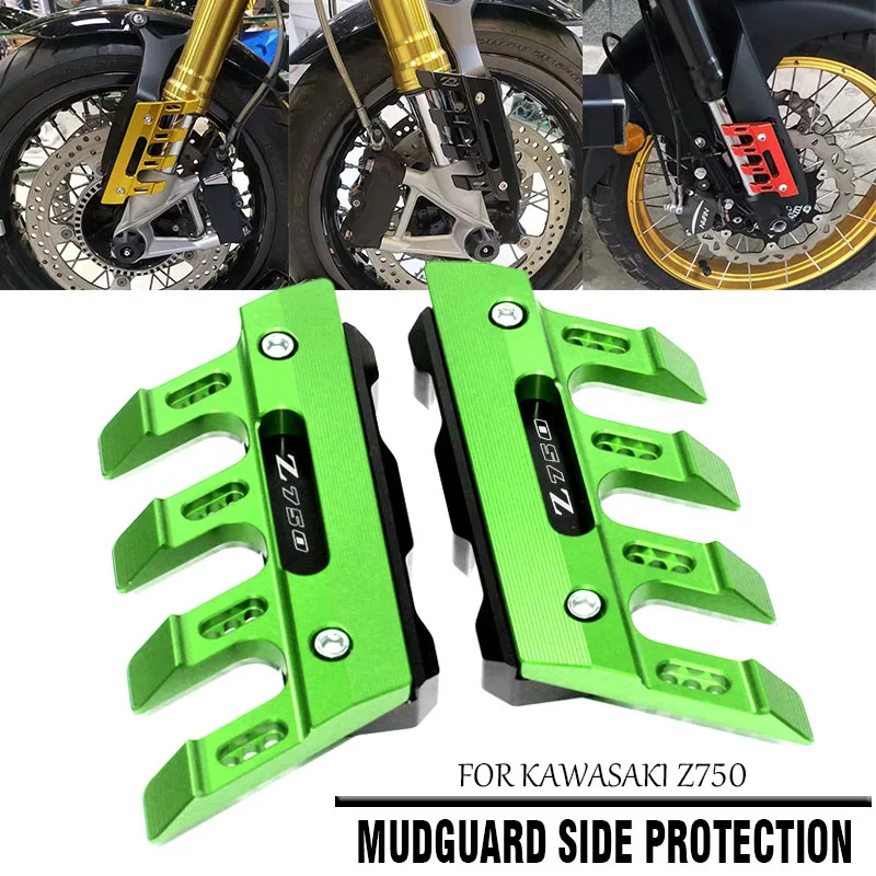 Motorcycle-Mudguard-Side-Protection-Mount-Shock-Absorber-Front-Fender ...