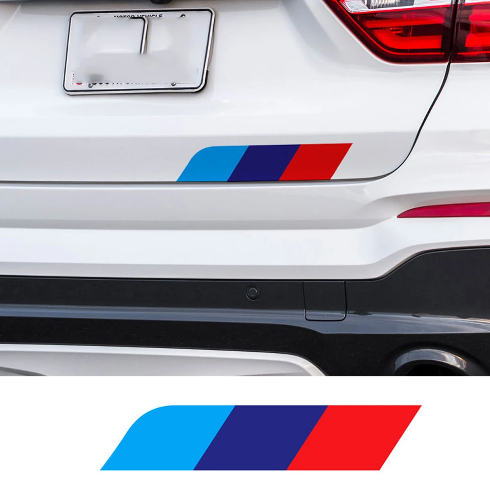 1PCS Side Skirt Sticker Rear Trunk Sticker For BMW All Model 1 2 3 4 5 ...