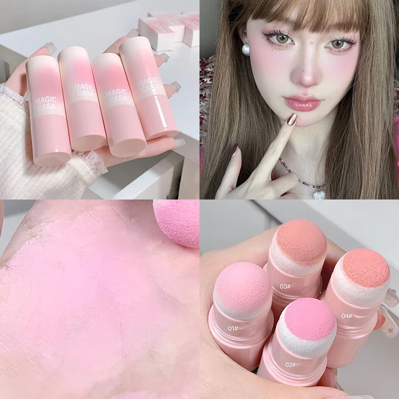 Colorete-Natural-mate-Rubor-fresa-leche-Rubor-brillo-contorno-Dupes ...