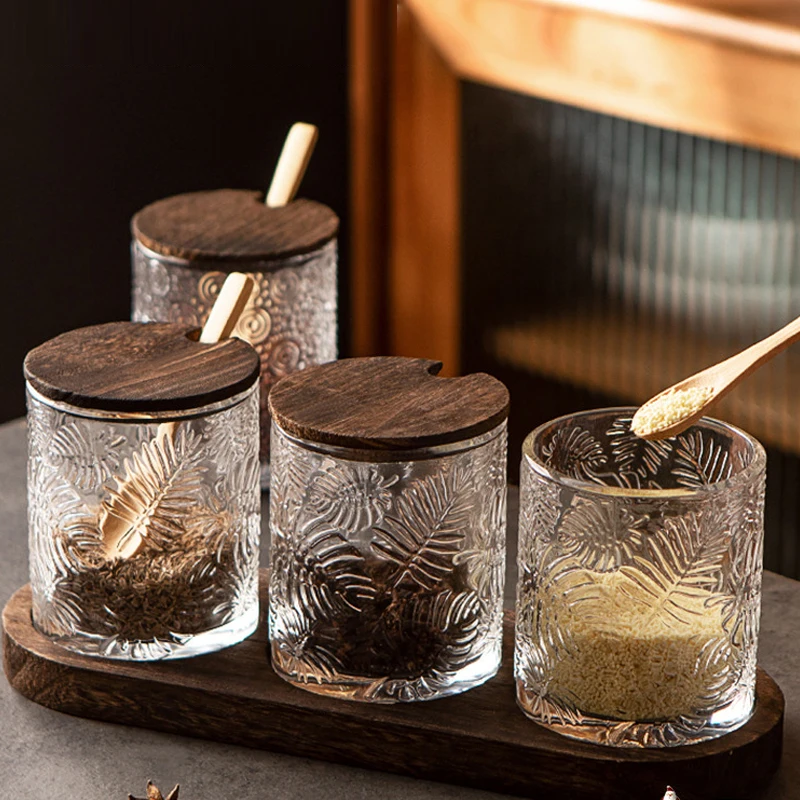 Glass-Sealed-Seasoning-Tank-Kitchen-Seasoning-Box-Household-Kitchen ...