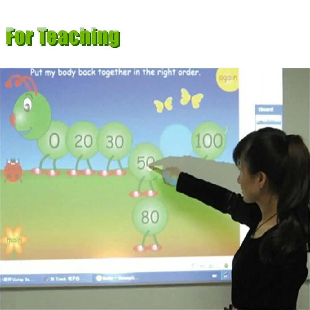 Multi Writing Finger Touch Portable Interactive Whiteboard Electronic ...