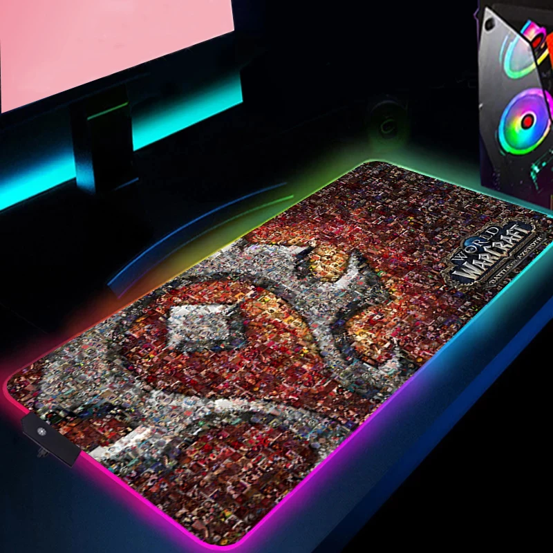 World Warcraft Gaming Mouse Pad Rgb | World Warcraft Large Mouse Pad ...