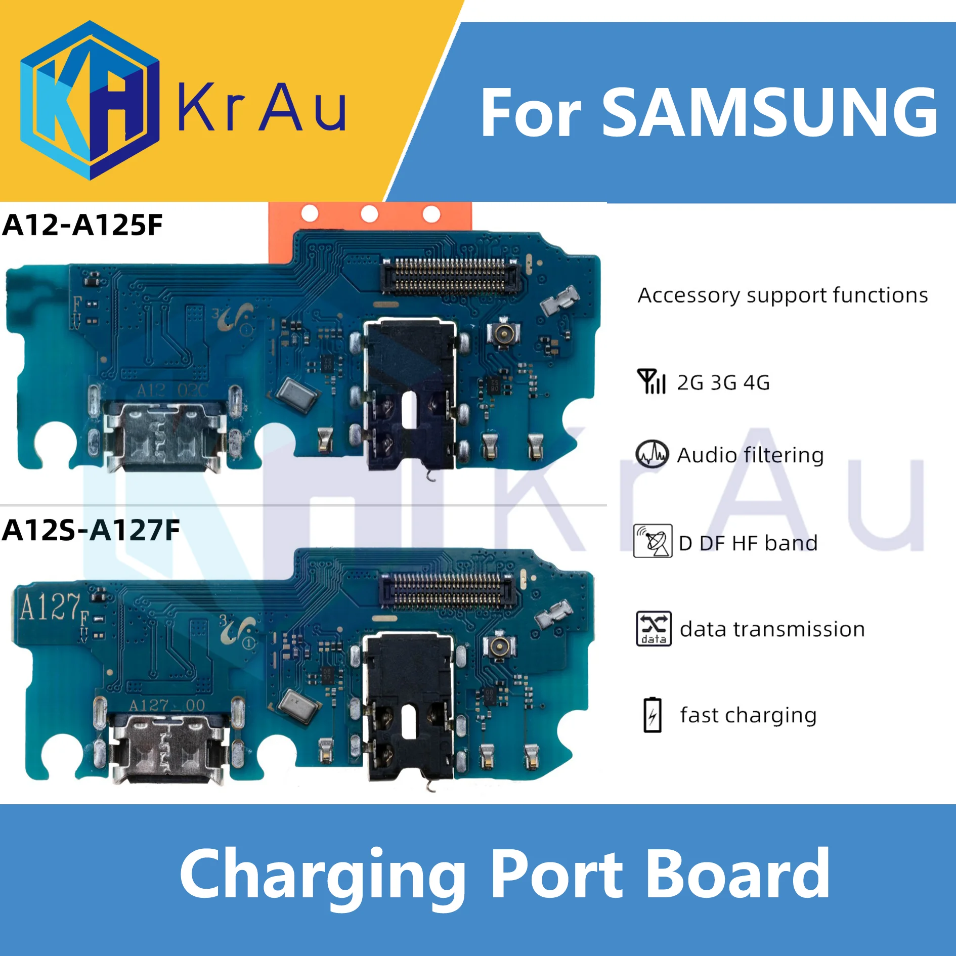 For-Samsung-Galaxy-A12-A12S-A125-A125F-A127F-Charging-Port-Board-Flex ...