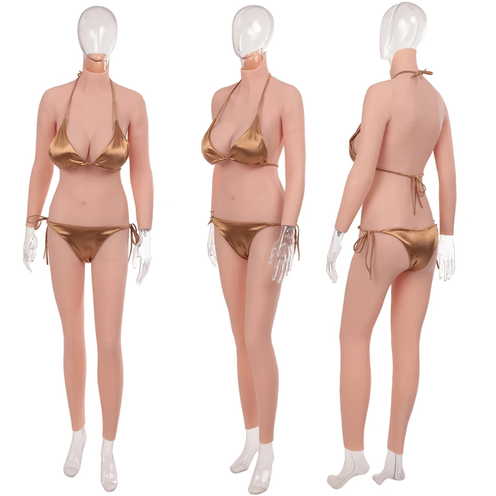 Eyung Silicone Bodysuit E Cup Fake Vagina Breast Form Fake Boobs