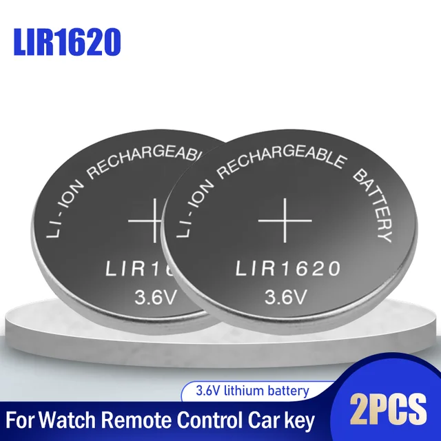 New LIR1620 LIR 1620 16mAh 3.6V Li-lon Rechargeable Battery For ...