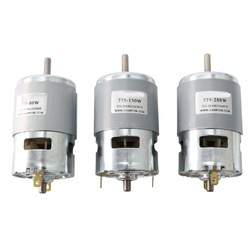1pc 775 795 895 dc motor 80w 150 180 200 288 360 dc 12v 24v grande ...