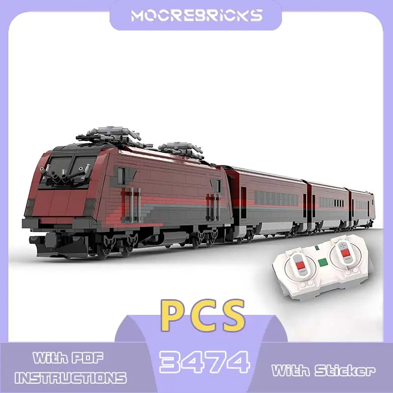 City-Locomotive-1216-Railjet-Building-Blocks-Set-Modern-Railway-Trains ...