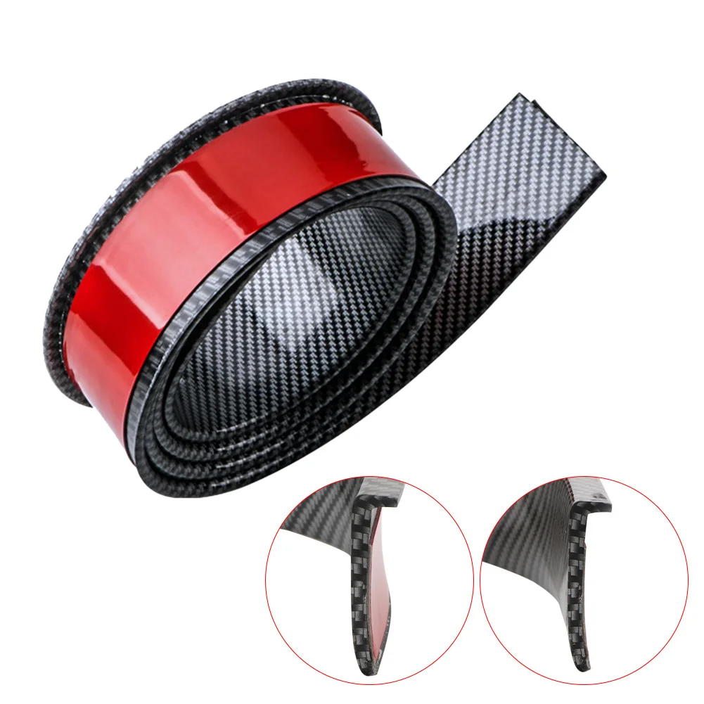 Universal-Car-Fender-Flare-Edge-Trim-1-5-Meter-Length-Carbon-Fiber-PVC ...