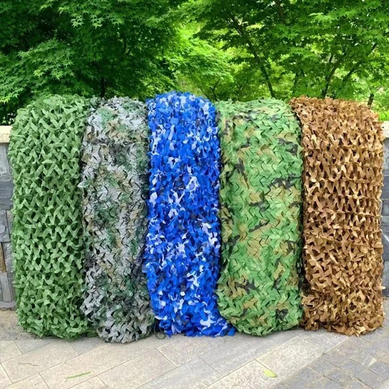 VILEAD Simple Garden Decoration Camouflage Nets Gazebo Mesh Fabric Army ...