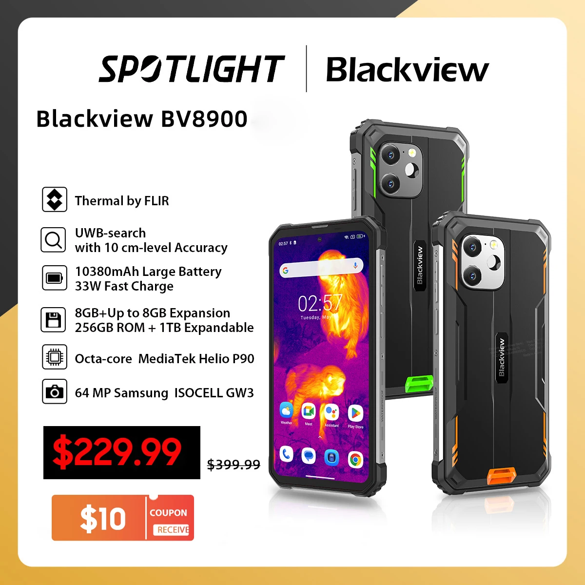 [World Premiere] Blackview BV8900 Rugged Smartphone Android 13 6.5 ...