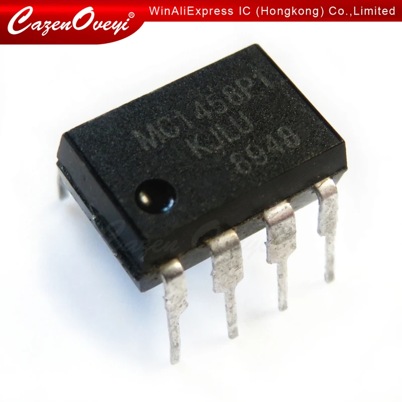 10pcs/lot MC1458CP1 MC1458P1 MC1458CP MC1458N MC1458 DIP-8 In Stock ...