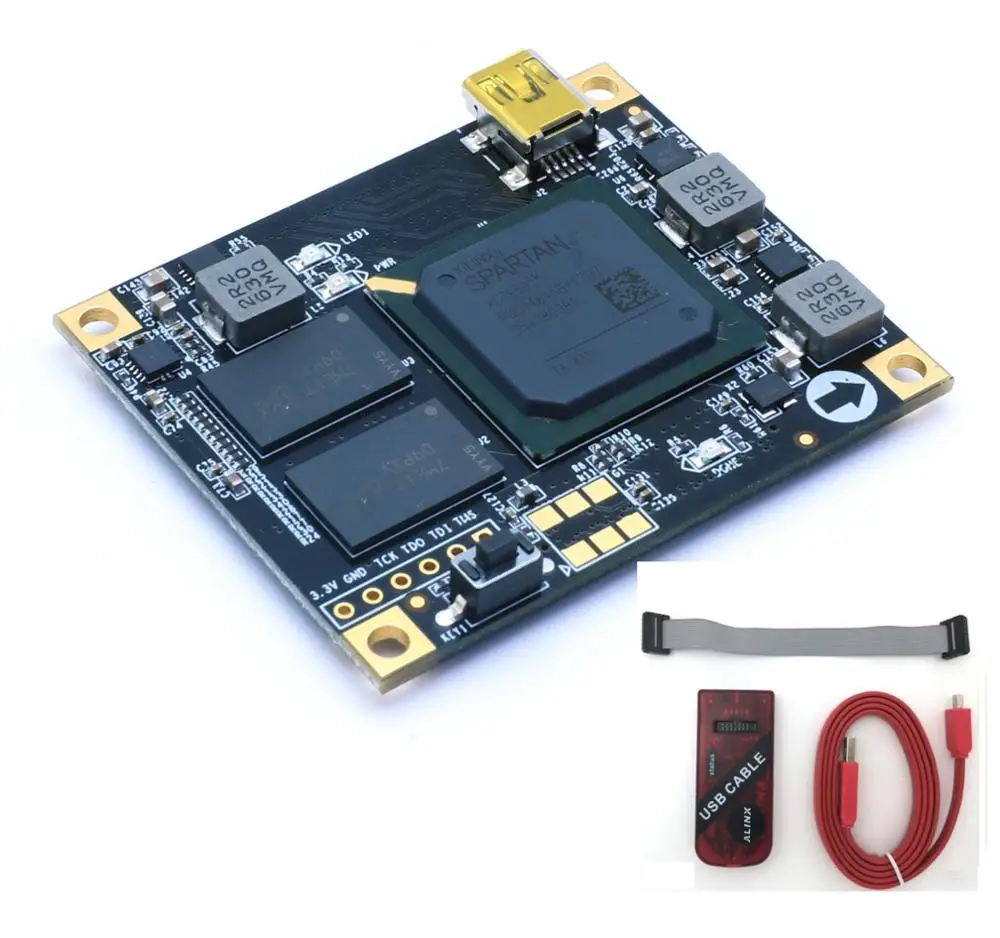 Xilinx spartan 7 fpga placa de desenvolvimento xc7s50 alinx marca fpga ...