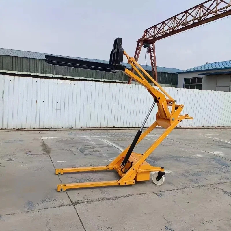 500kg-Mini-Stacker-Electric-Forklift-Portable-Forklifts-Small-Hand-Push ...