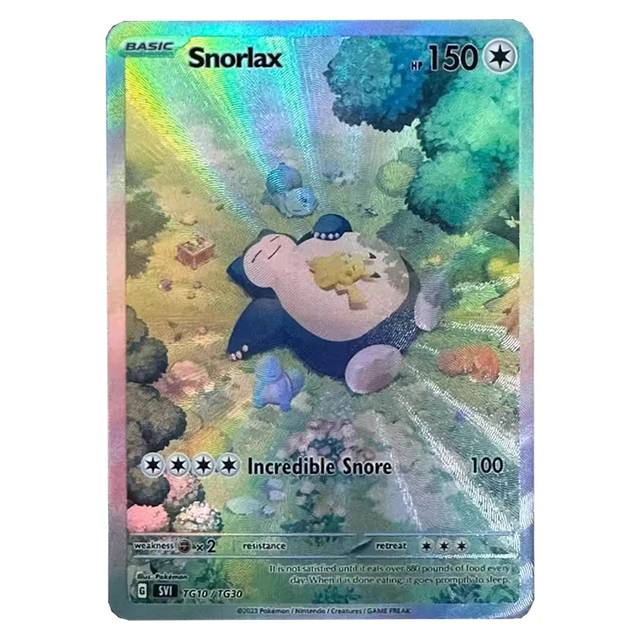 Pokemon Snorlax Card
