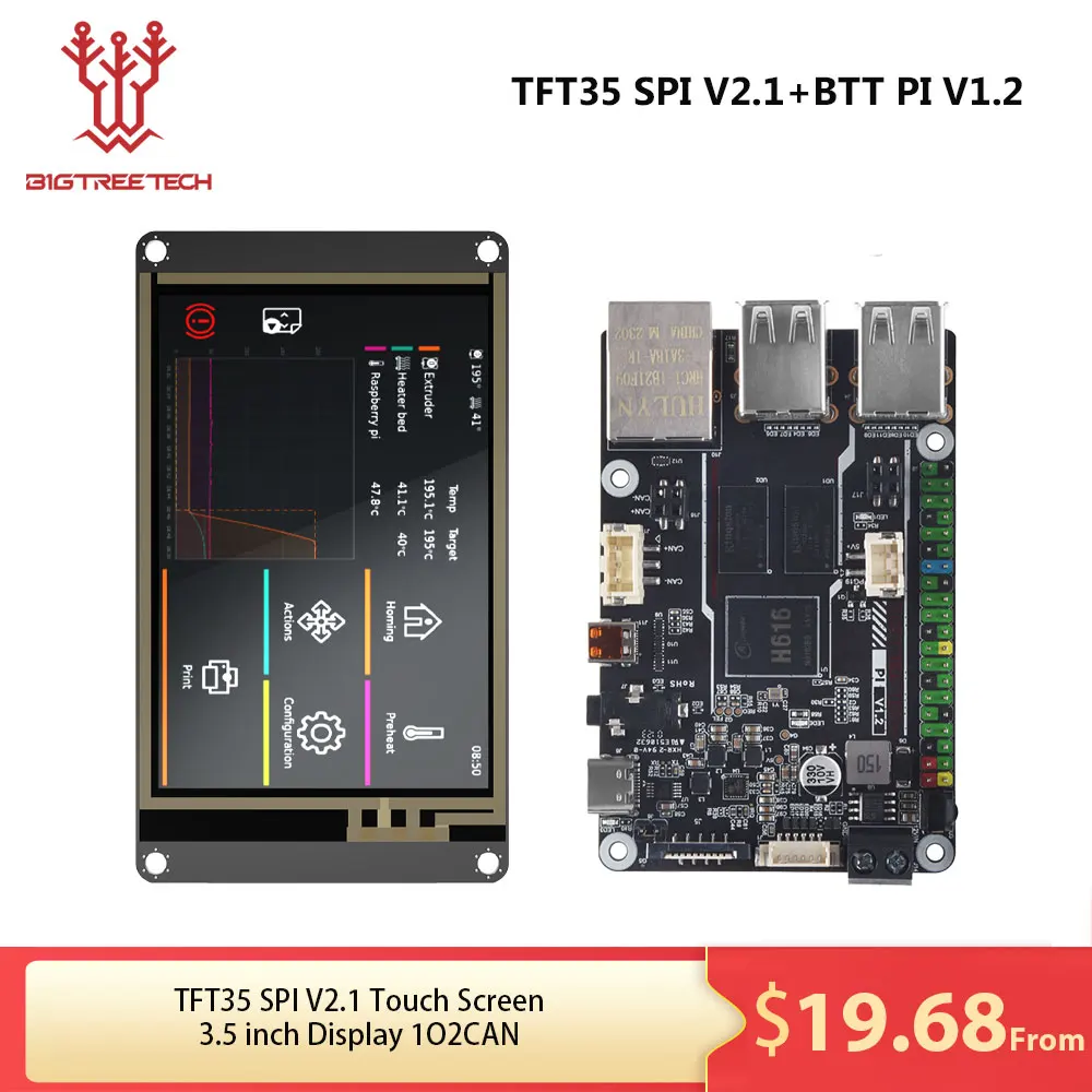 BIGTREETECH-TFT35-SPI-V2-1-Touch-Screen-3-5-inch-Display-IO2CAN-3D ...