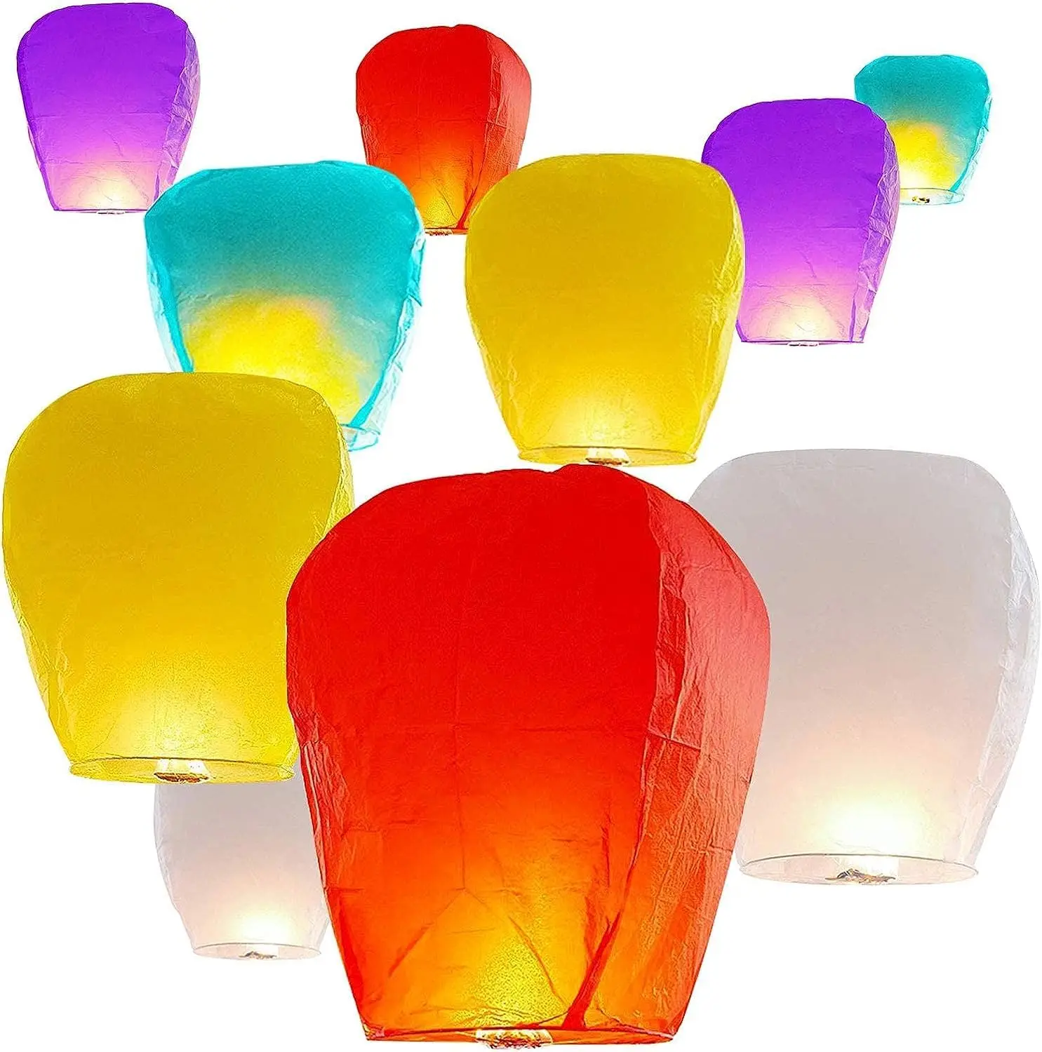 Linternas-de-papel-chinas-Multicolor-para-decoraci-n-de-fiesta-de-a-o ...