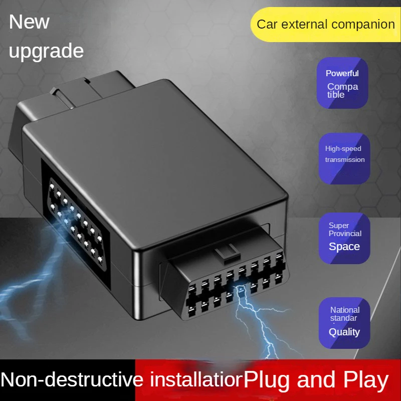 Car-OBDII-Full-16-pin-Male-3-Female-1-To-3-OBD-Cable-Shunt-Converter ...