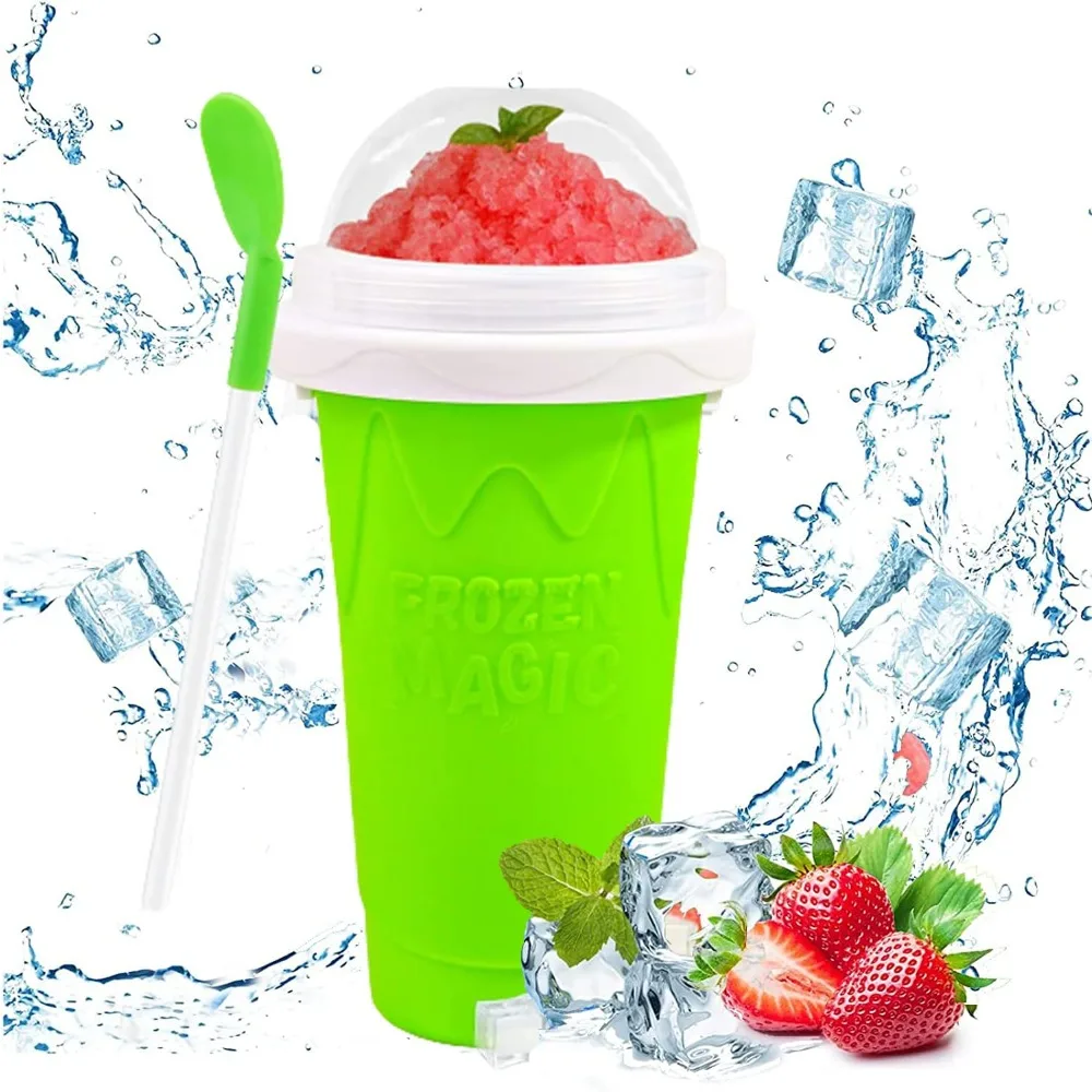 Slushie-Magic-Squeeze-Ice-Maker-DIY-Instant-Icy-Frozen-Drinks-in ...