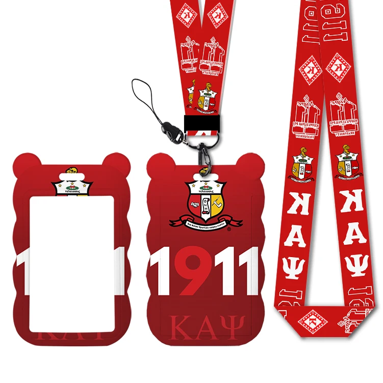 Fraternity Designs Alpha Psi Lanyards ID Badge Holder Strap Work Card ...