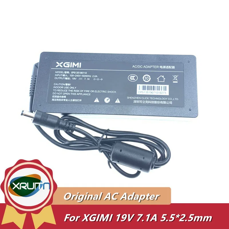 Original 19V 7.1A AC Power Adapter Charger For XGIMI Projector H1 H1S ...