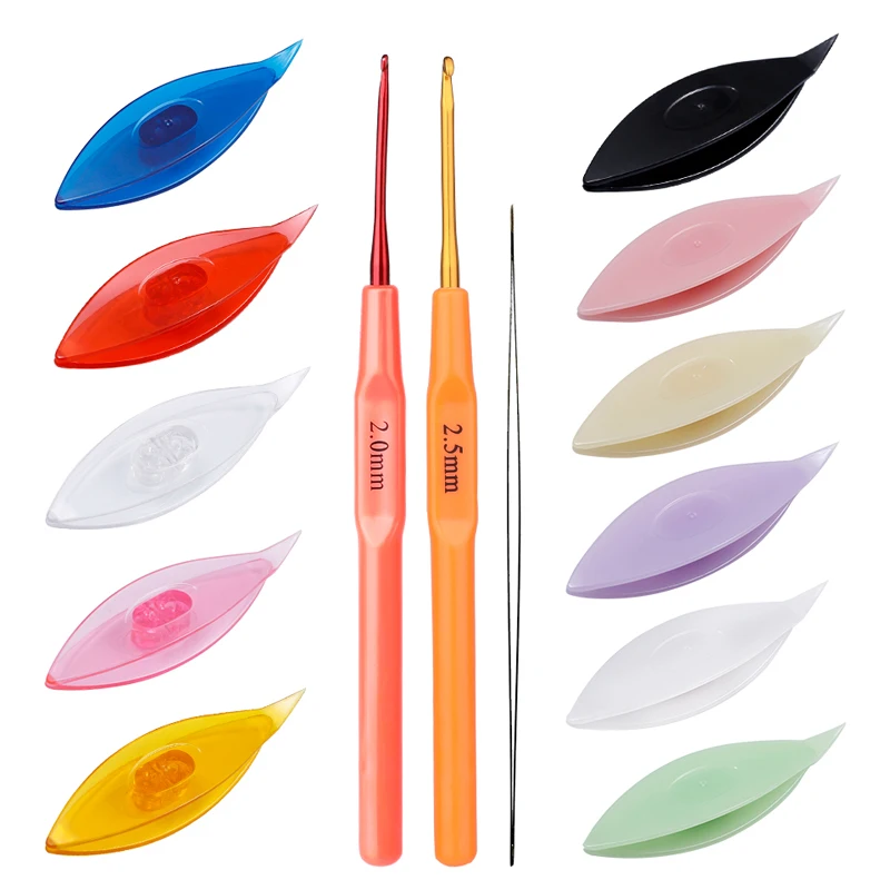 TLKKUE-Tatting-Shuttle-Kit-With-Tatting-Needles-And-Knitting-Crochet ...