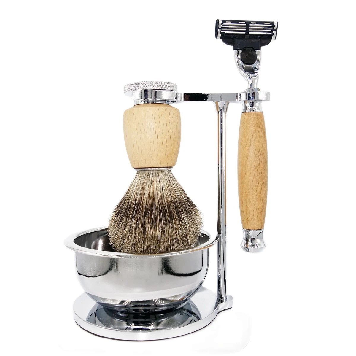Magyfosia-New-Classic-Shaving-Set-for-Manual-Men-Mach-3-Razor-with ...