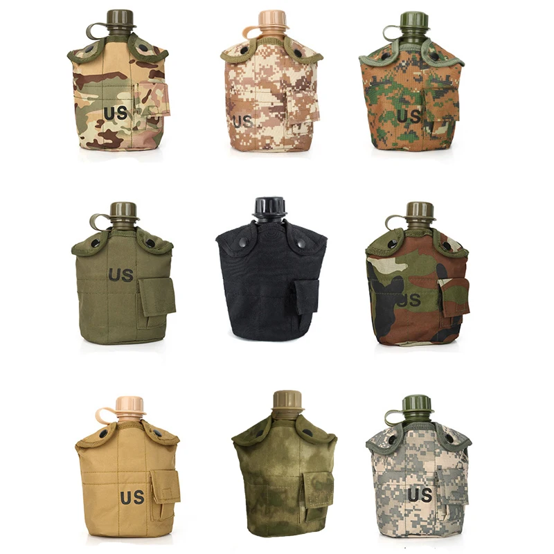 1L-Outdoor-Miltary-Cup-Water-Bottle-Aluminum-Canteen-Water-Bottle ...