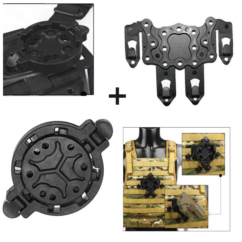 Tactical-Pistol-Hoslter-Platform-Hunting-Quick-Release-Gun-Holster ...