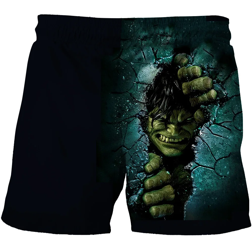 Marvel-Hulk-Shorts-Kids-Casual-Pants-Boys-Cartoon-Spiderman-Beach ...