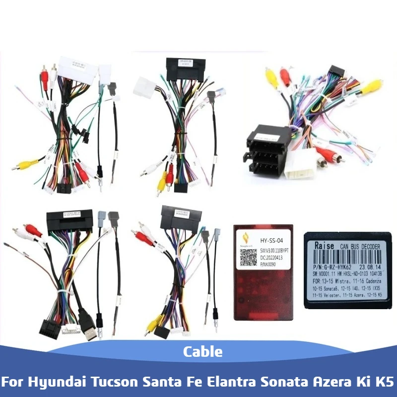 Canbus Box Decoder HY-SS-04 For Hyundai Tucson Santa Fe Elantra Sonata ...
