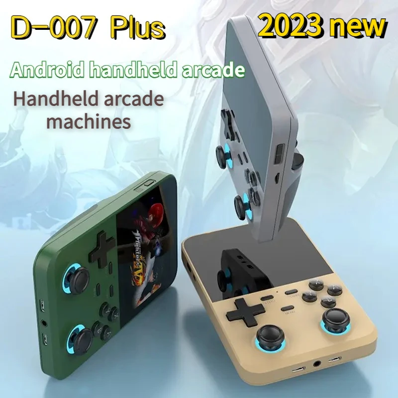 コンソール2023インチD007プラスビデオゲームプレーヤー,レトロデバイス,電子機器,3.5