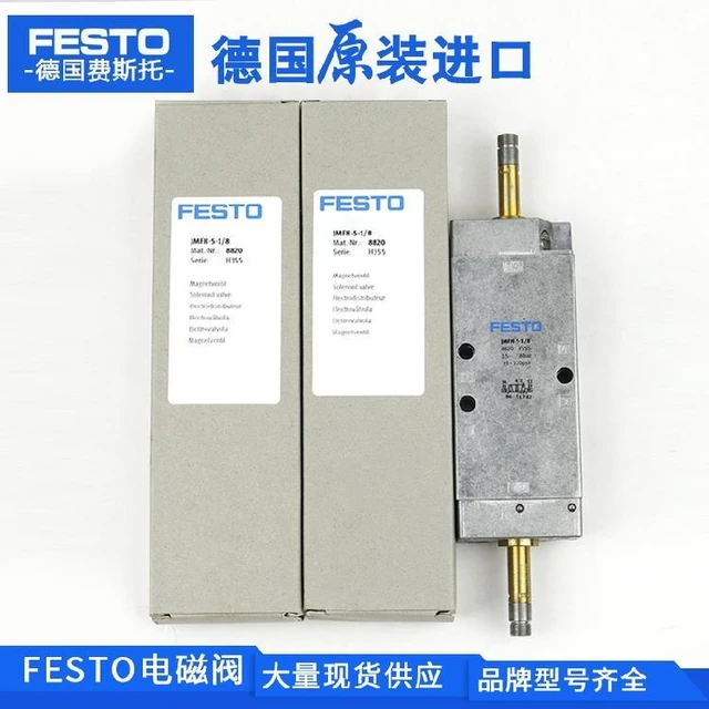 FESTO Original Dual Electric Control Solenoid Valve, 52% OFF