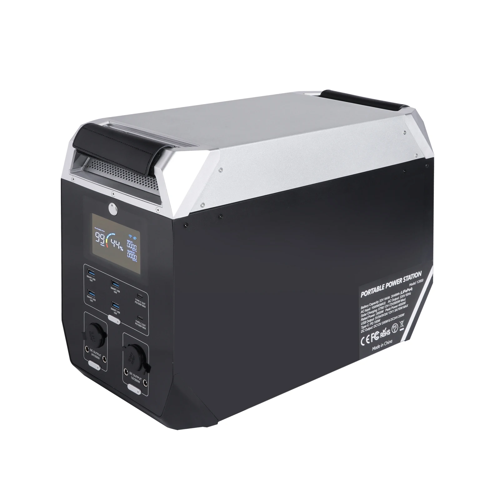 Cakosimo 4000WH 8000W Solar Generator 220V 110V Portable Power Staion ...