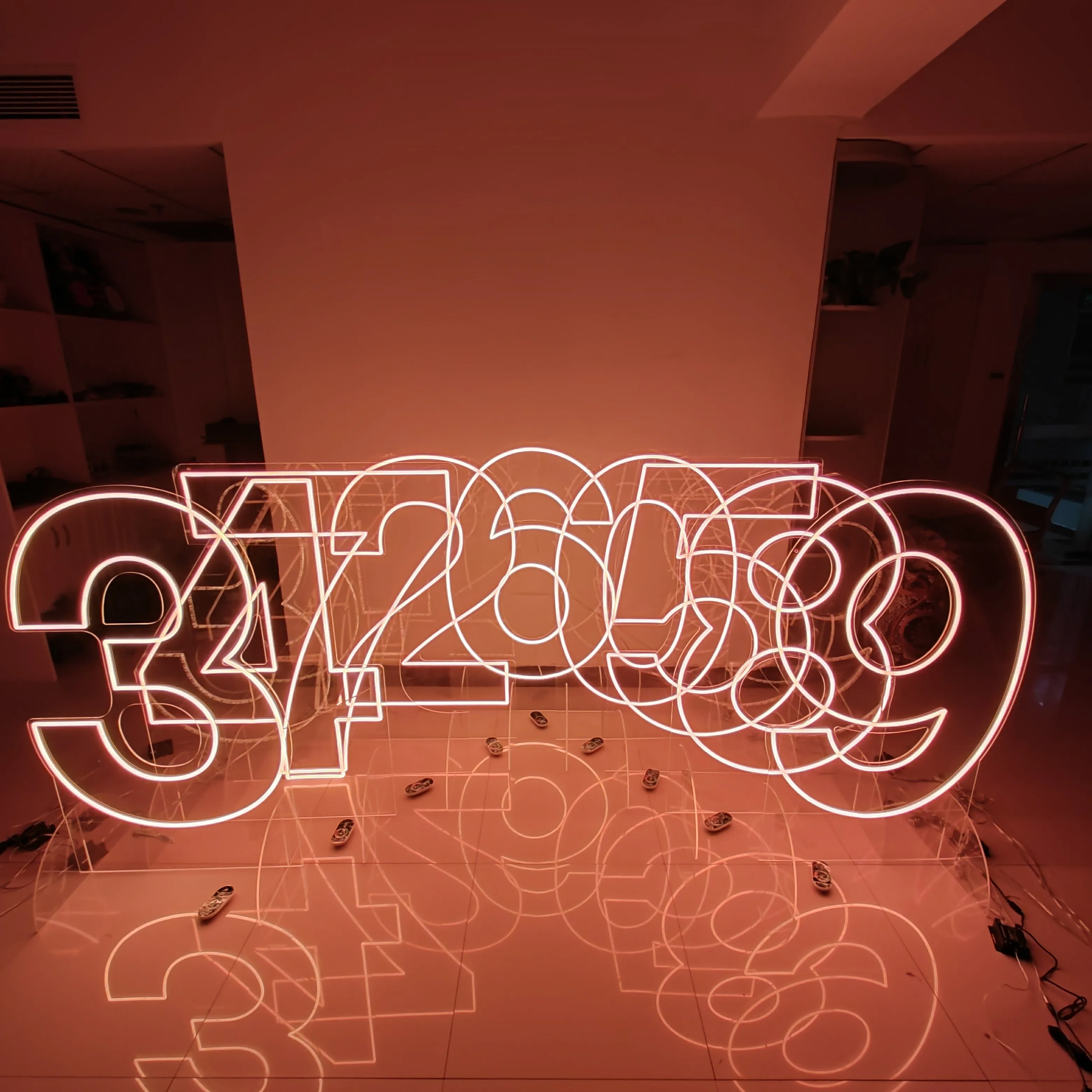 Personalized-2FT-3FT-4FT-0-9-A-Z-Number-Sign-Neon-Number-Custom-Wall ...