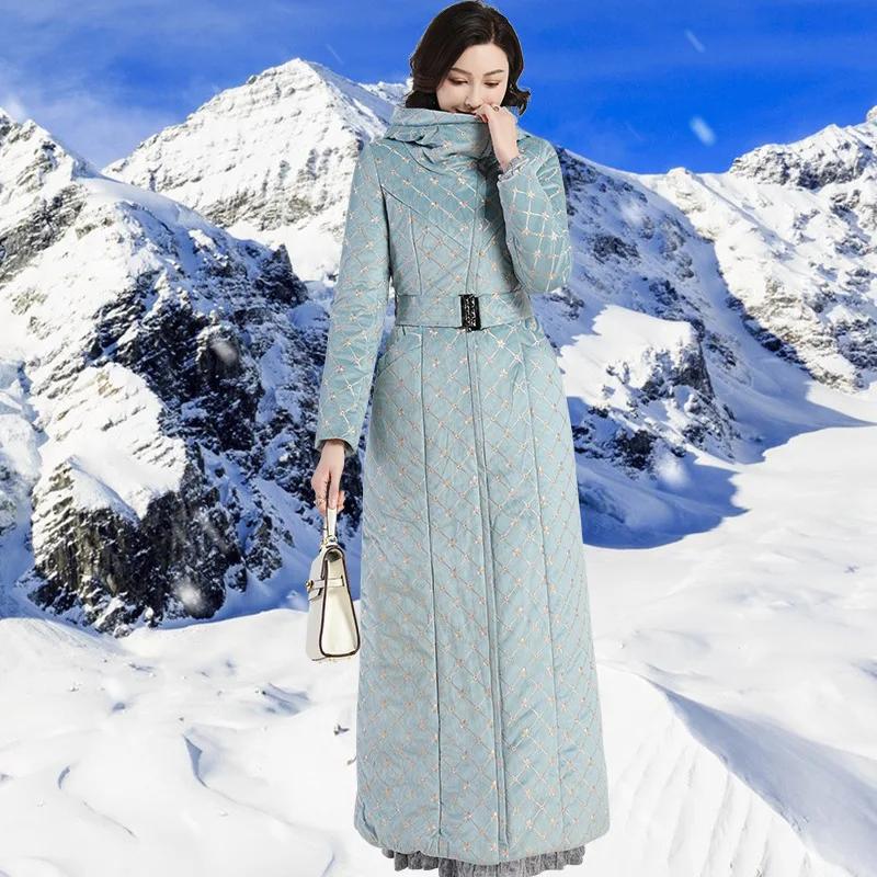 Sustans-Winter-Women-Parkas-Space-Cotton-Long-Coat-Zipper-Thick-Jacket ...