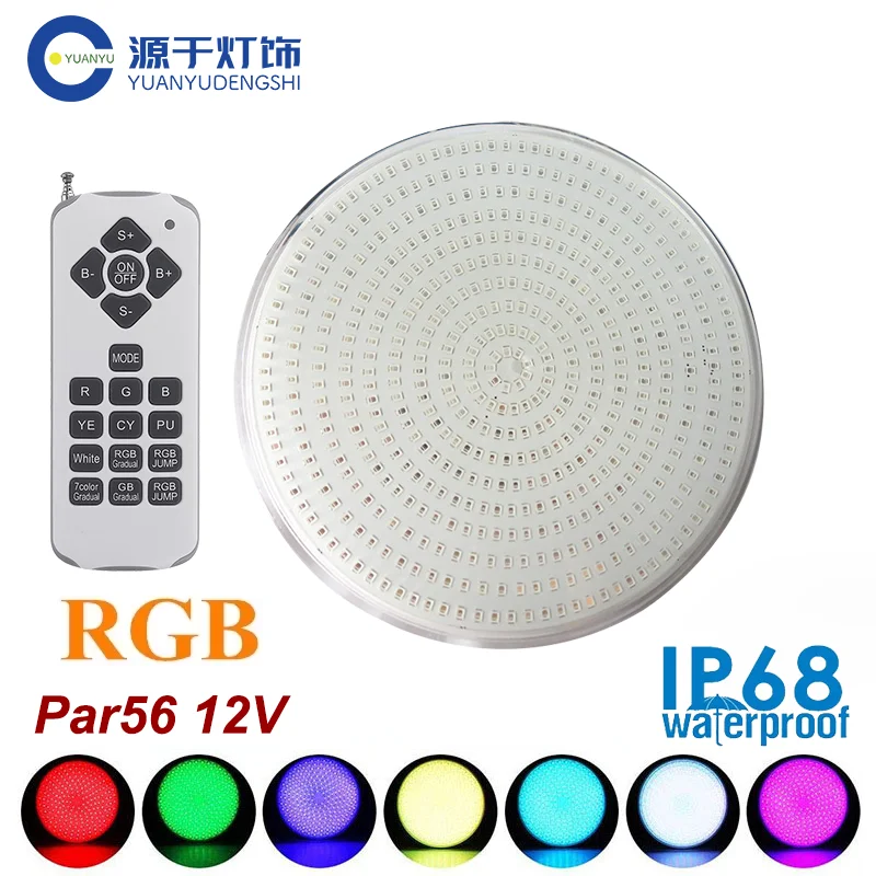 LED Pool Bulb Resin Filled Light IP68 Waterproof Underwater Lights ...